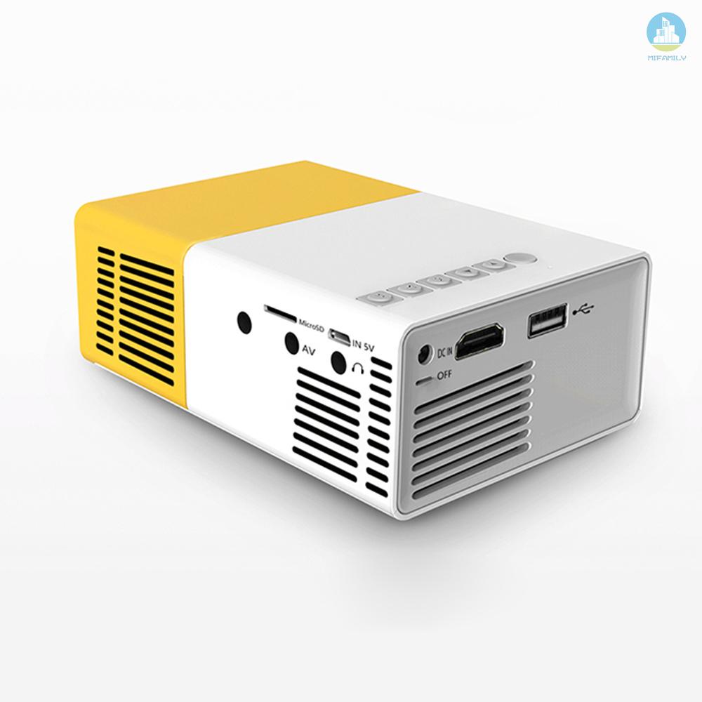 NEW FW1S YG300 LED Projector 1080P Projection Machine with USB HD AV TF ...