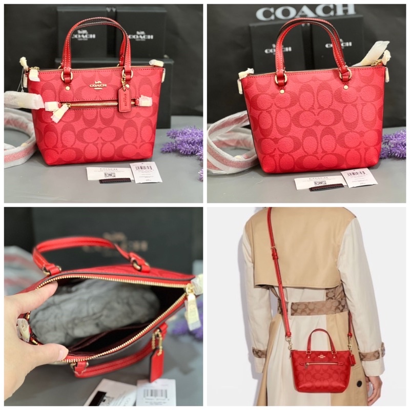 Coach Mini Gallery Crossbody In Signature Canvas - ky111111 - ThaiPick