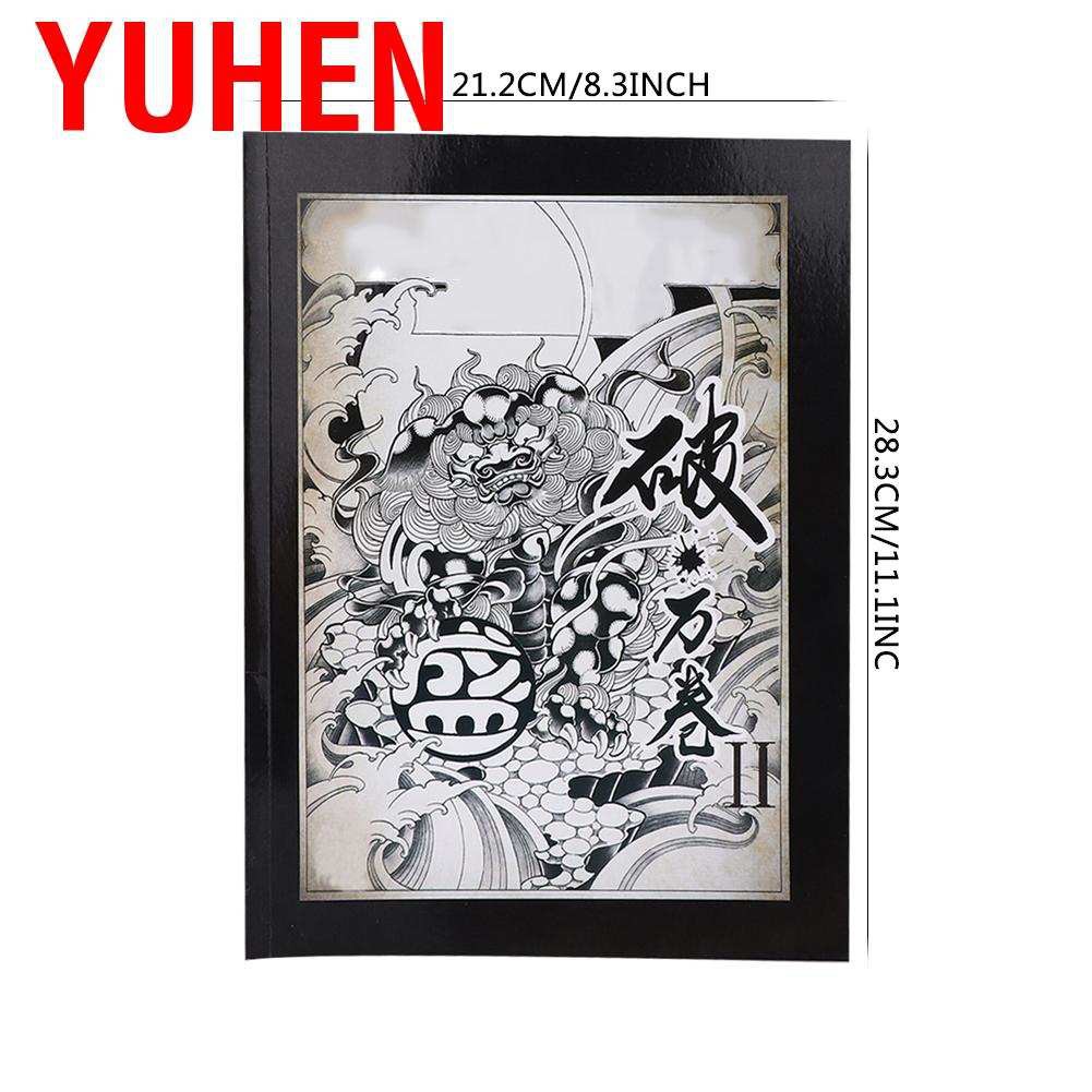 Yuhen 39 Pages Exquisite Pattern Tattoo Book Body Practice Template ...
