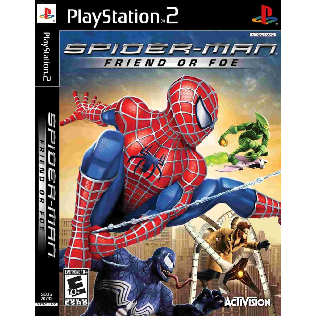 แผ่นเกมส์ Spider-Man Friend or Foe PS2 Playstation2 คุณภาพสูง ราคาถูก ...