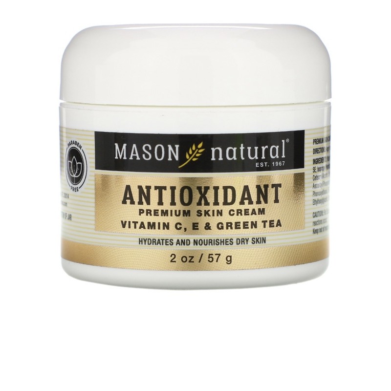 Mason Natural, Antioxidant Beauty Cream with Vitamin C, E, and Green ...