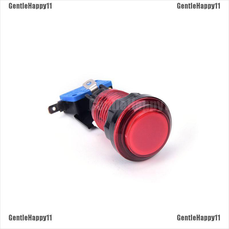 GENTLE1pc round lit illuminated arcade video game push button switch ...