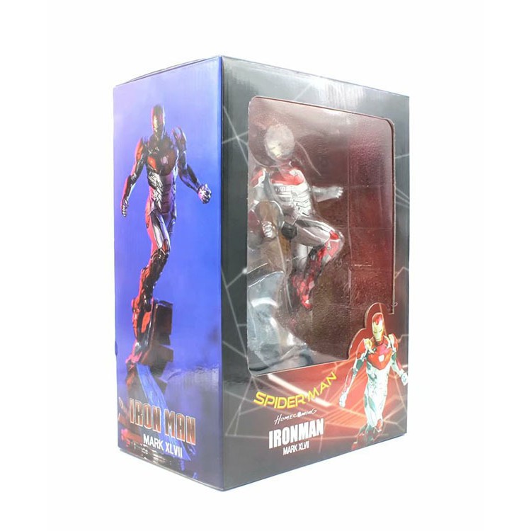 โมเดลตุ๊กตา Anime Brazil Plant 1/10 Spiderman Heroes Iron Man Mk 47 ...