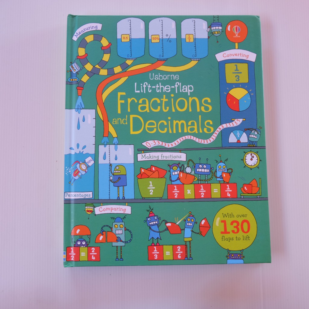 Lift-the-flap fractions and decimals | Shopee Thailand