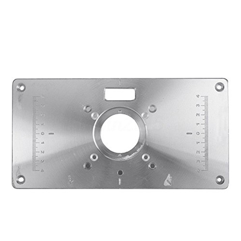 Router Table Plate 700C Aluminum Router Table Insert Plate 4 Rings ...