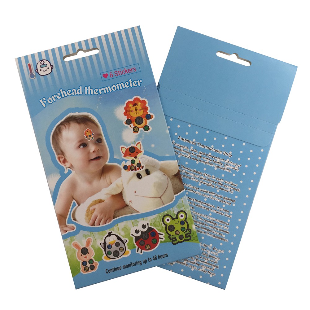 Kids Children Baby Care Cartoon LCD Forehead Thermometer Sticker ...