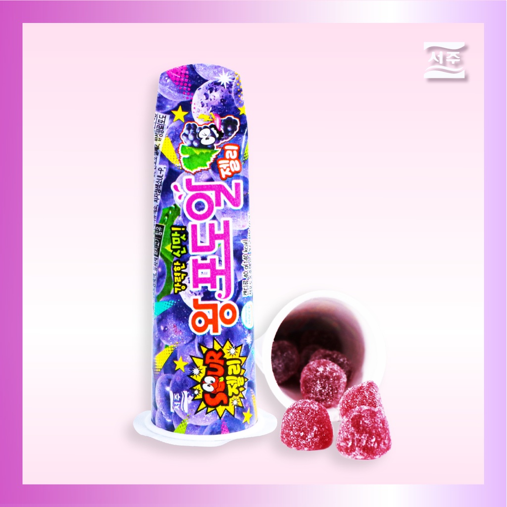 วังโปโด ซาว เยลลี่รสองุ่น เยลลี่เกาหลี Wang Podo Sour Jelly เยลลี่กลิ่น ...