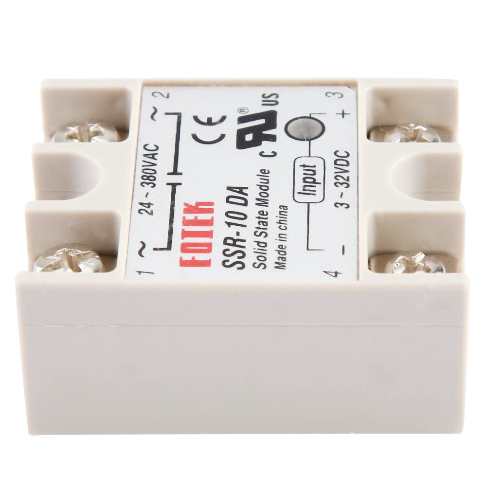 State 24-380VAC Rated SSR-10DA Relay Solid 3-32VDC Voltage Input 10A Current - xguli.th - ThaiPick