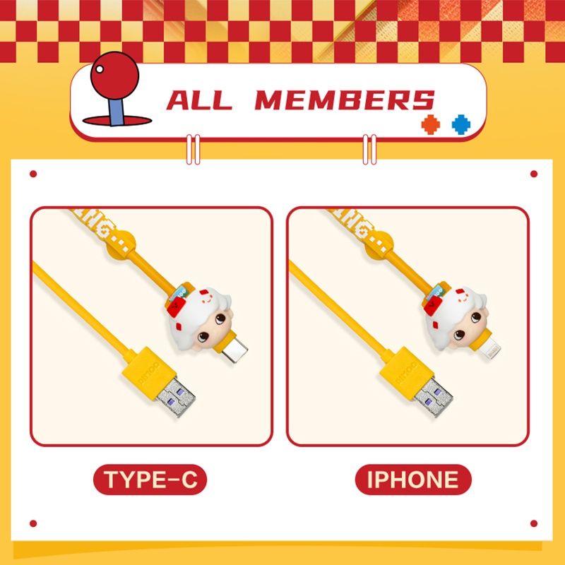 iPhone usb cable -Dimoo - ratjai - ThaiPick