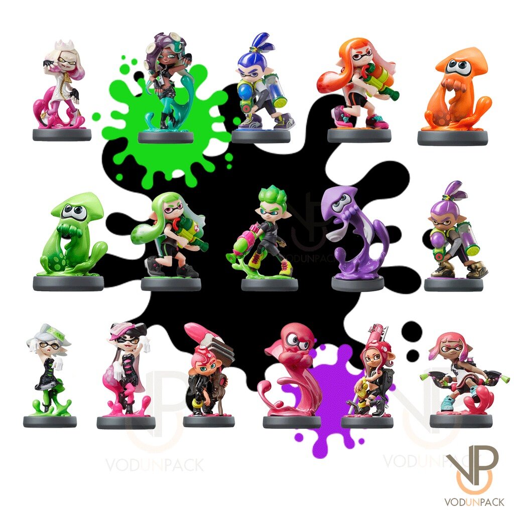 amiibo Coin พร้อมส่ง Splatoon 1 2 3 ชุด 16 ตัว หรือซื้อแยก Coin NFC ...