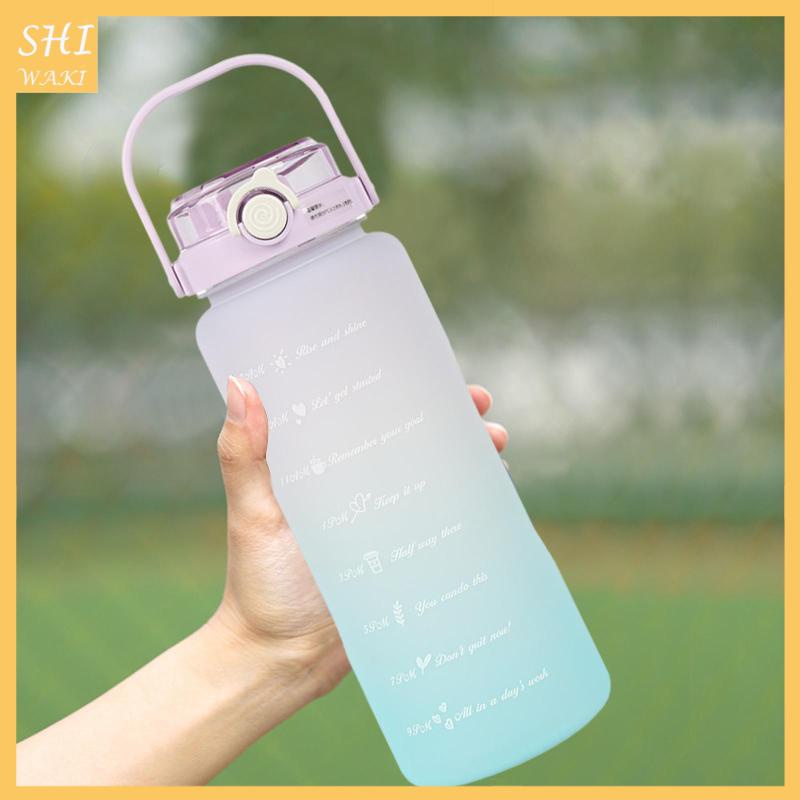Portable Motivational Water Bottle BPA Free for Sports Home Office ...