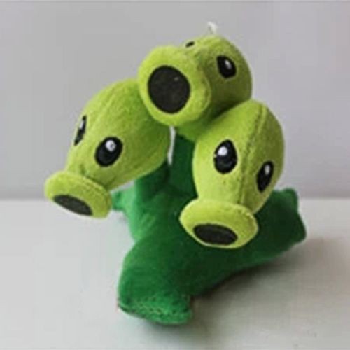 PLANTS vs. ZOMBIES Game Soft Plush Doll Toys Threepeater ...