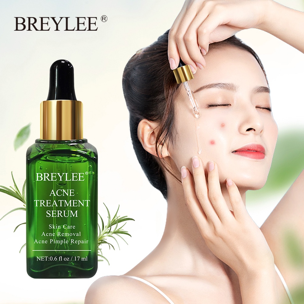 BREYLEE เซรั่มสิว ดูแลผิวหน้า ทรีทีเซรั่มบำรุงผิว รอยแผลAce(สิว) สูตร ...