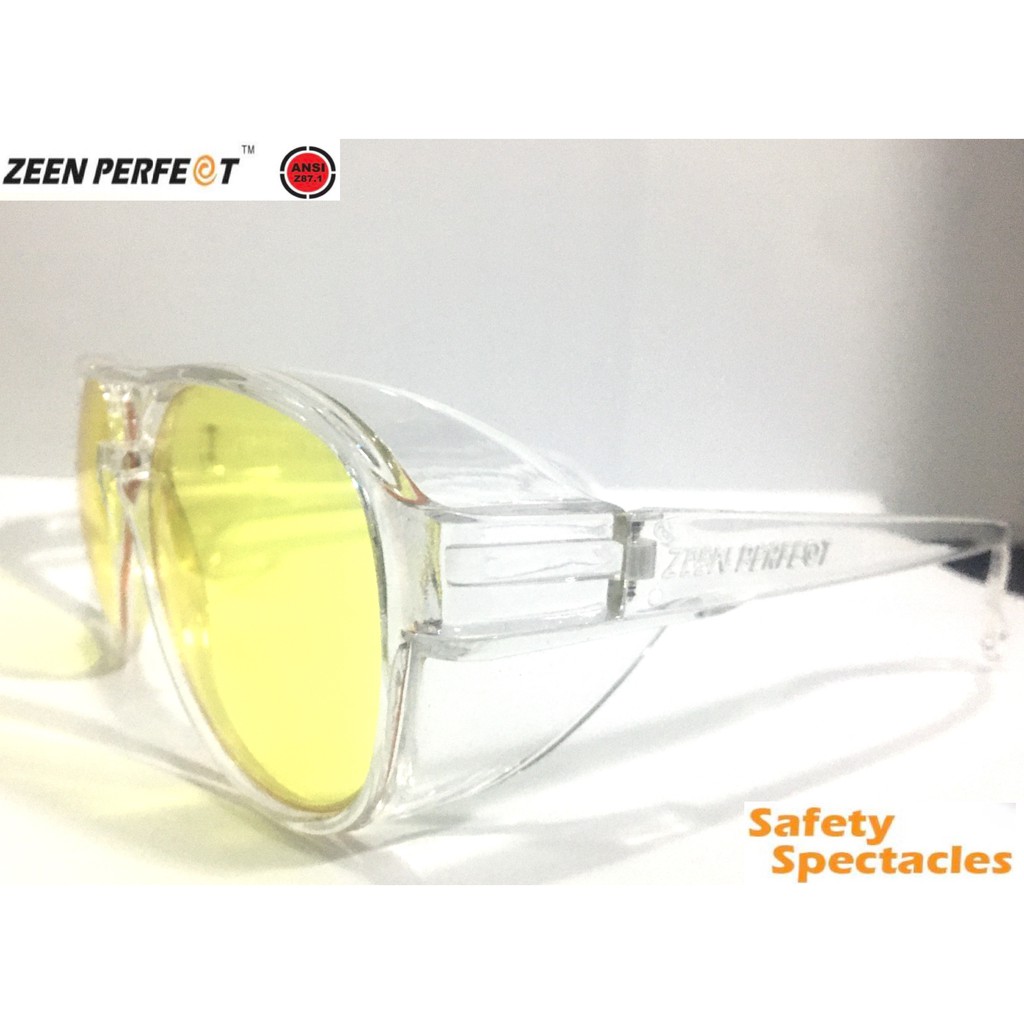 กันCo_Vid_19ติดต่อทางดวงตา มีของแถม แว่นนิรภัย แว่นเซฟตี้ Zeen PerfecT ...