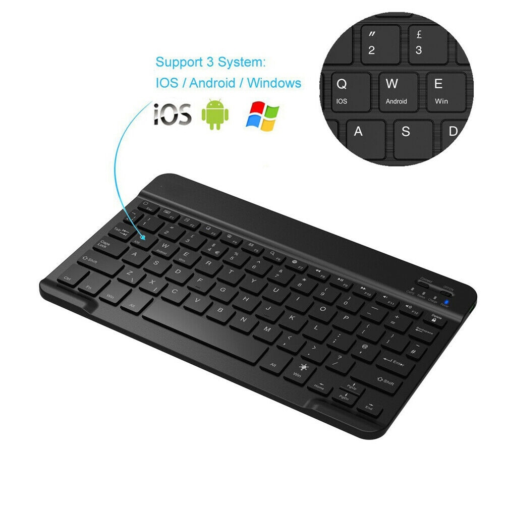 {new}Bluetooth Keyboard Backlit Illuminated Wireless Bluetooth Keyboard ...