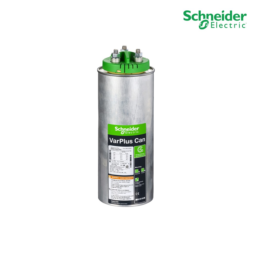 Schneider Electric - VarPlus Can HDuty Capacitor - 40 kvar - 400 V - 50/60Hz_BLRCH400A480B40 ที่ ...