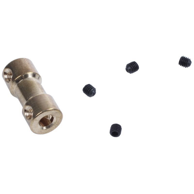3mm x 4mm RC Model Motor Shaft Brass Coupling Connector Adapter Ball ...