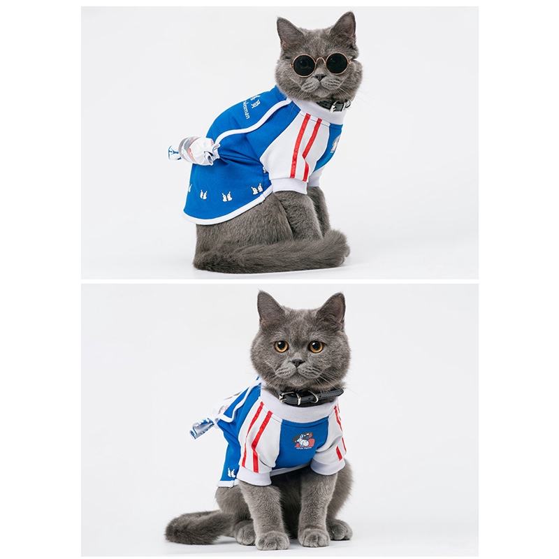 【BOBO PET】เสื้อผ้าสัตว์เลี้ยงแมวและสุนัขเสื้อยืดฤดูใบไม้ผลิฤดูร้อนและ ...