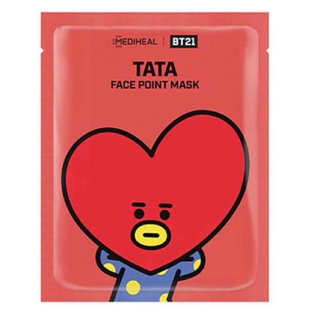 MEDIHEAL BT21 Face Point Face Mask มาส์กหน้าเฉพาะจุด | Shopee Thailand