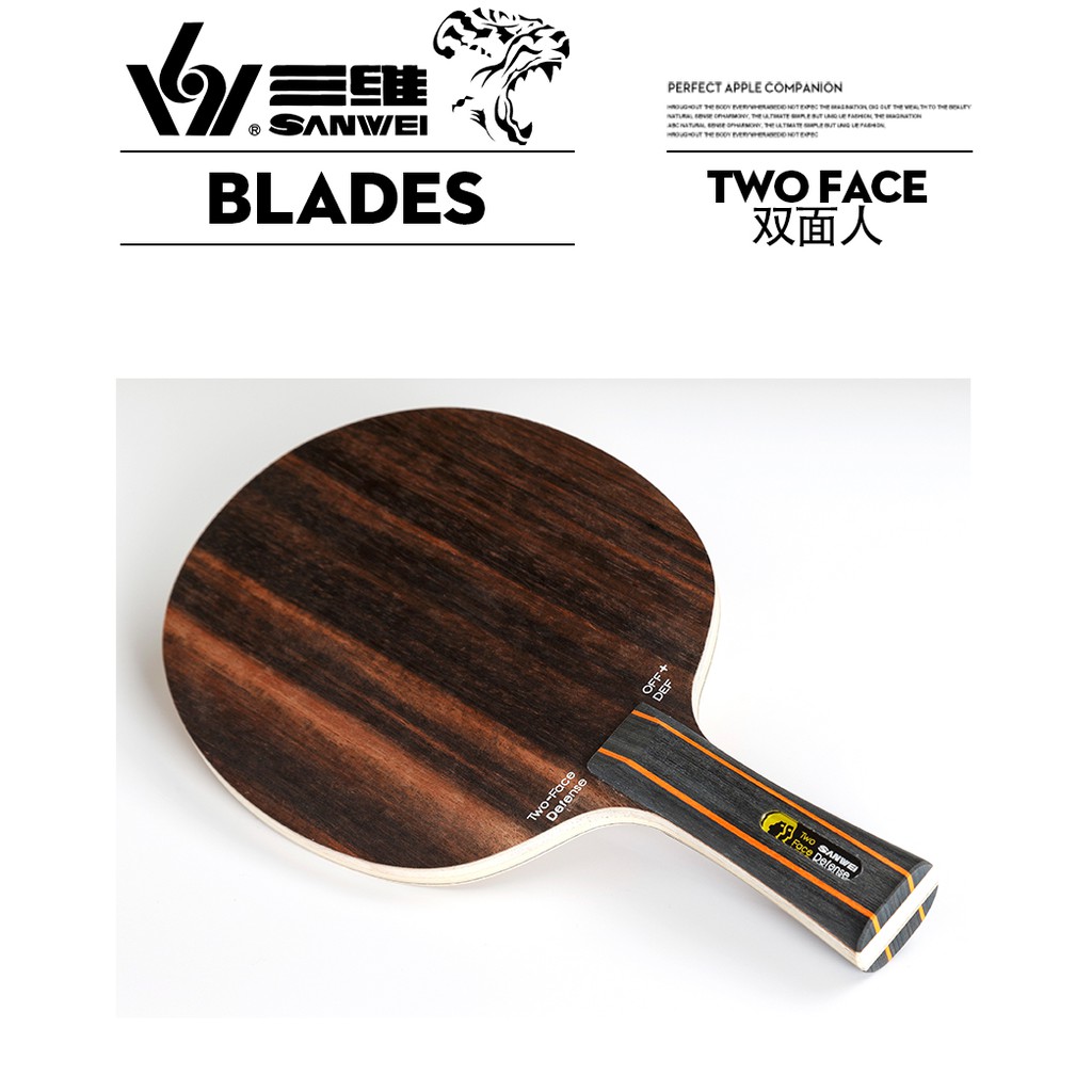 ไม้ปิงปอง Sanwei รุ่น Two Face | Shopee Thailand