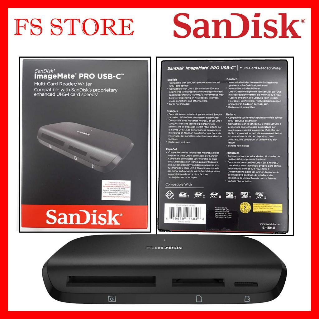 SanDisk ImageMate PRO USB-C (multi-card reader/writer) | Shopee Thailand