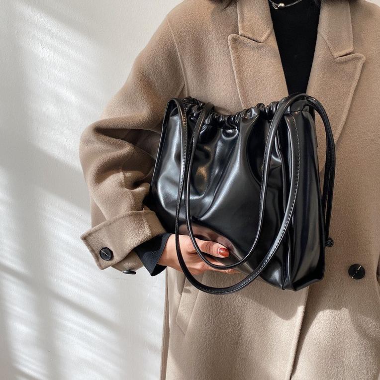 (Milliki Now) Freda กระเป๋าหนังเทียมแบบผูกเชือก (E23) S8S - kuntharq_id ...