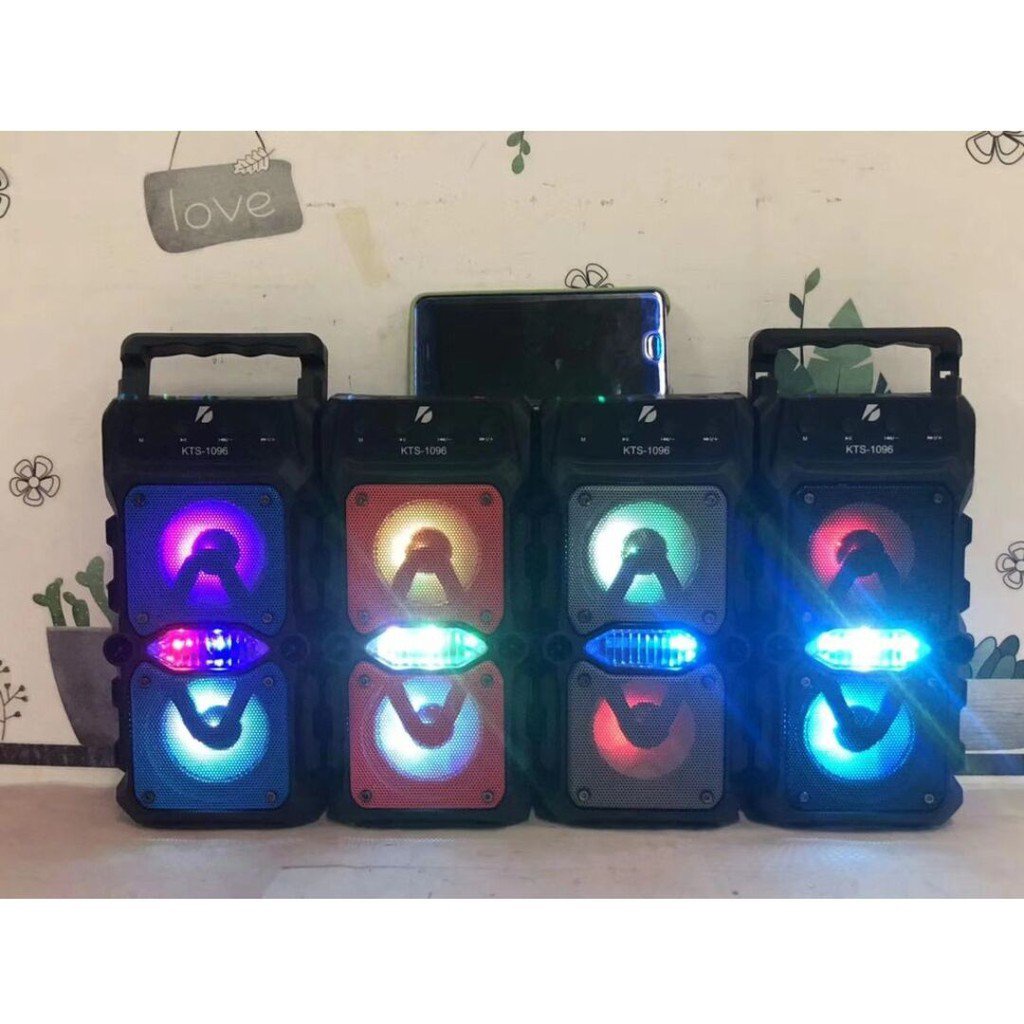 GKOM KTS-1096 Wireless Portable Bluetooth Speaker With Led Light ...