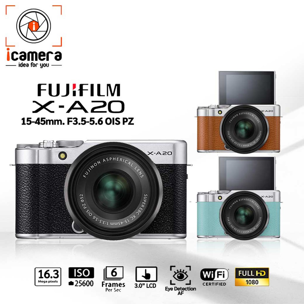 Fuji Camera X-A20 Kit - รับประกันร้าน i camera 1ปี - icamera_gadgets ...