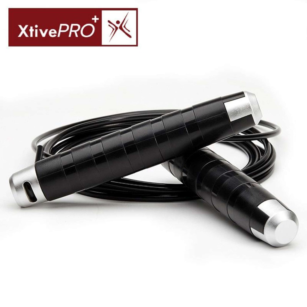 XtivePRO Jump Premium เชือกกระโดด ลวดเคลือบ PVC ไร้แรงเสียดทาน กระชับหุ่น ลดไขมันหน้าท้อง ...