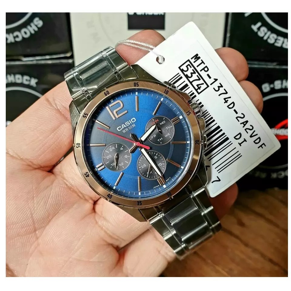 นาฬิกาผู้ชาย Casio ของแท้ MTP-1374D-1A, MTP-1374D-1A2, MTP-1374D-2A ...