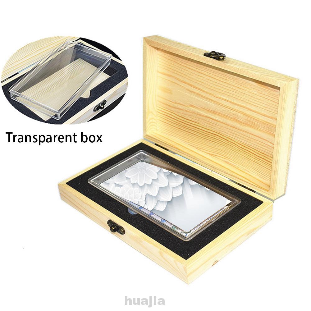 Commemorative Banknote Home Wood Universal Portable Collections Storage ...