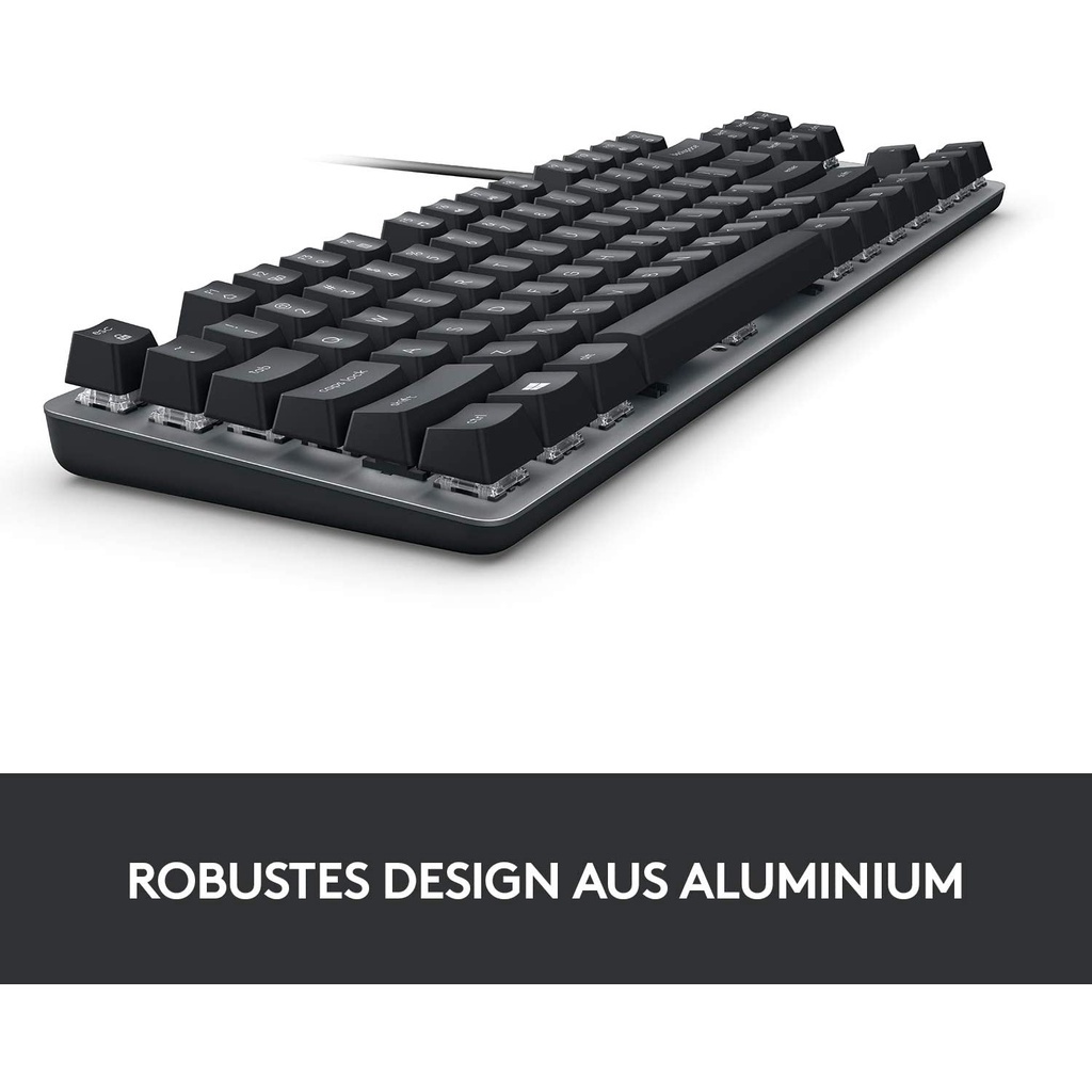 Logitech K835 TKL Mechanical Corded Aluminium Keyboard RedBlue Switches ...