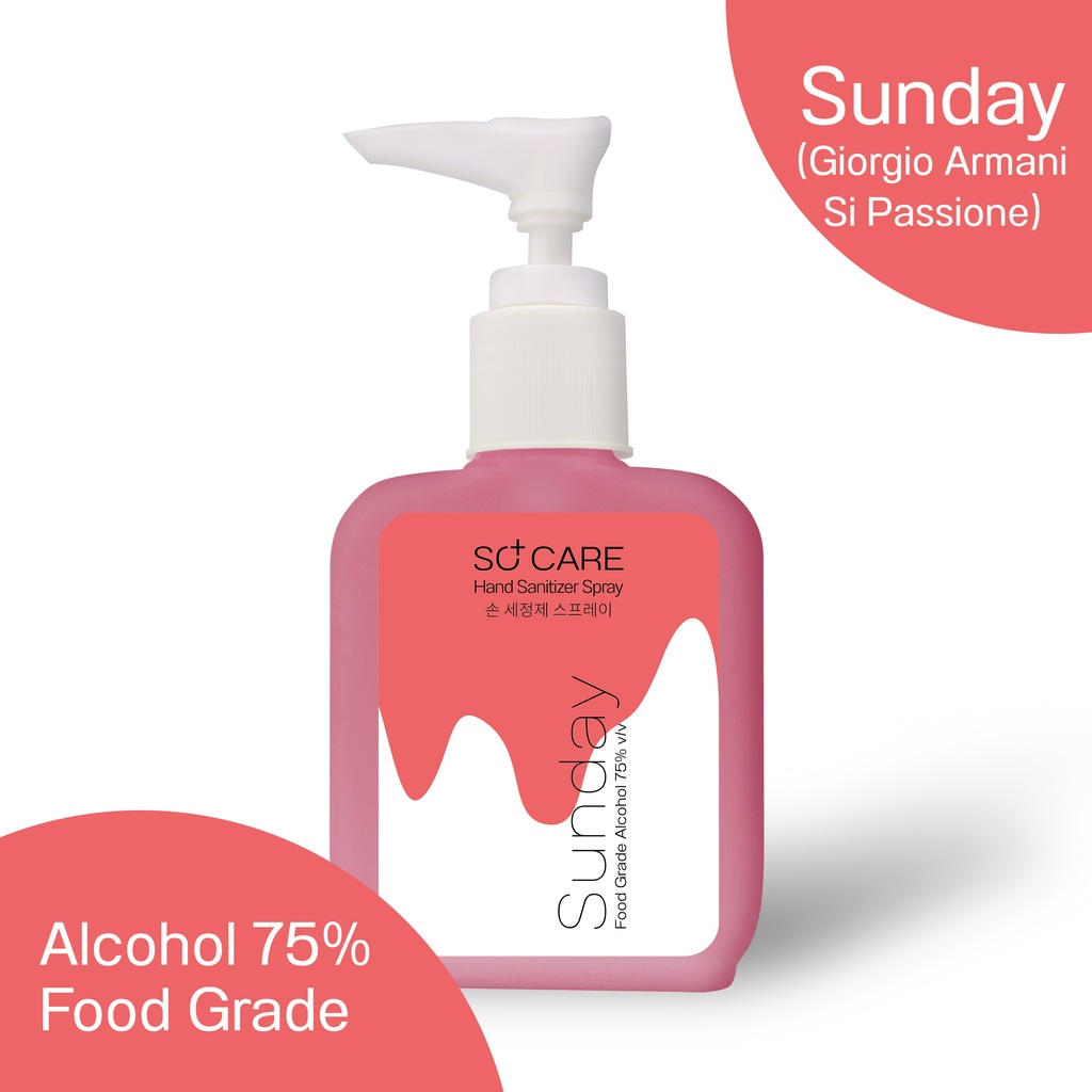 So Care สเปรย์แอลกอฮอล์ฟู้ดเกรด 90 ml 7 วัน 7 กลิ่น แอลกอฮอล์น้ำหอม พรี ...