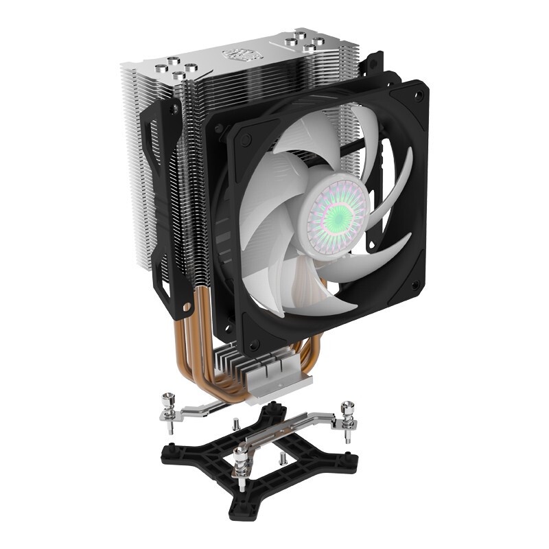 คูลเลอร์มาก Blizzard t400i โฮสต์คอมพิวเตอร์เดสก์ท็เย็น CPU 4 ความร้อน ...