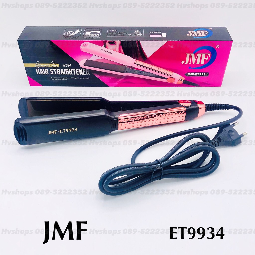 เครื่องหนีบผม ที่รีดผม JMF รุ่น ET9934 ทำผมตรงเรียบง่าย ๆ ด้วยตัวเอง | Shopee Thailand
