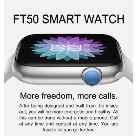Spotสนับสนุนการพูดคุย นาฬิกาสมาร์ท FT50 สัมผัสเต็มหน้าจอ smart watch ...