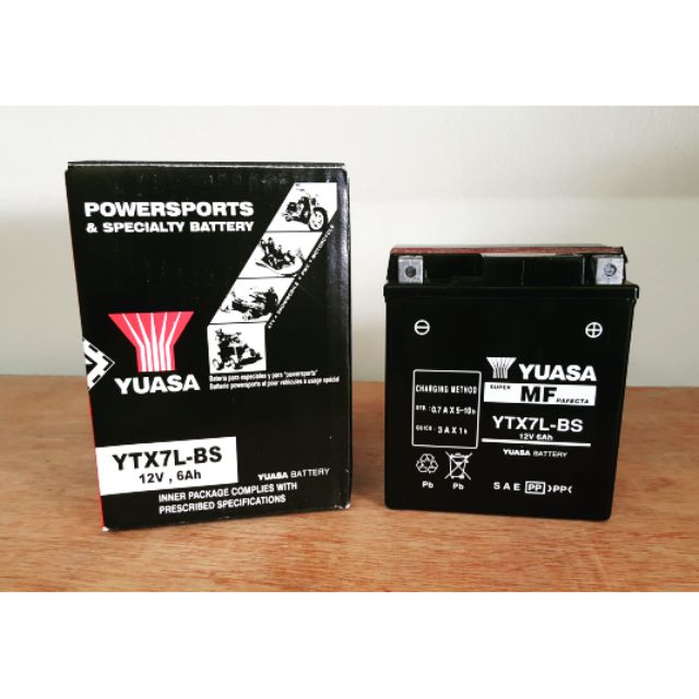 แบตเตอรี่ Yuasa YTX7 | Shopee Thailand