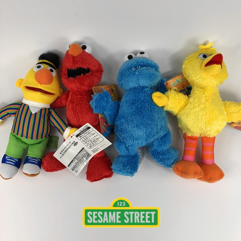 Original single Sesame Street Aimo Elmo Red Monster Blue Monster Plush ...