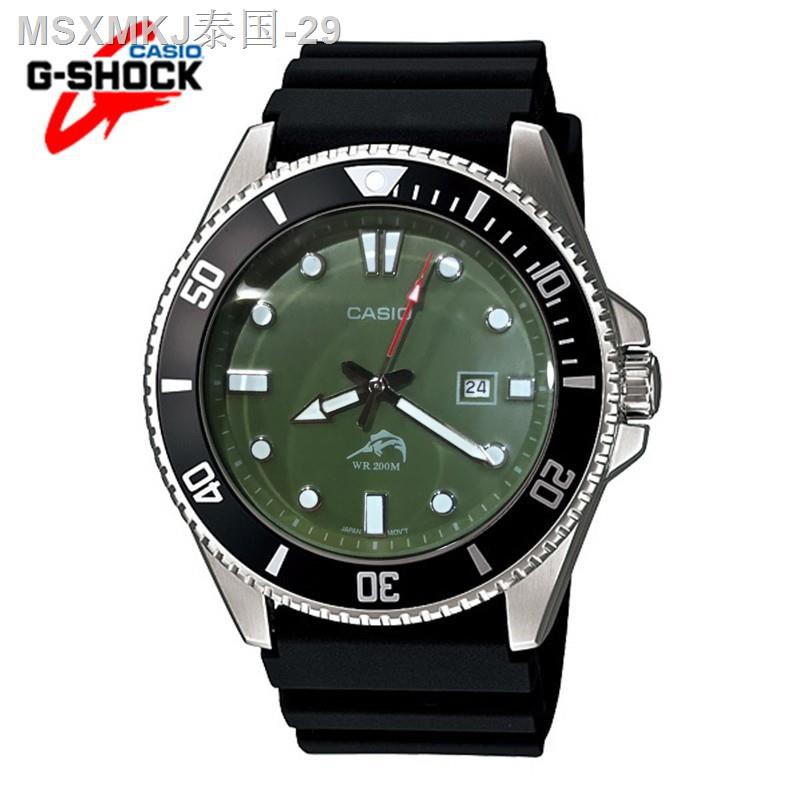 Casio นาฬิกาข้อมือ Duro 200 MDV-106-1 (สีดำ)（blue）(ของแท้100% ...