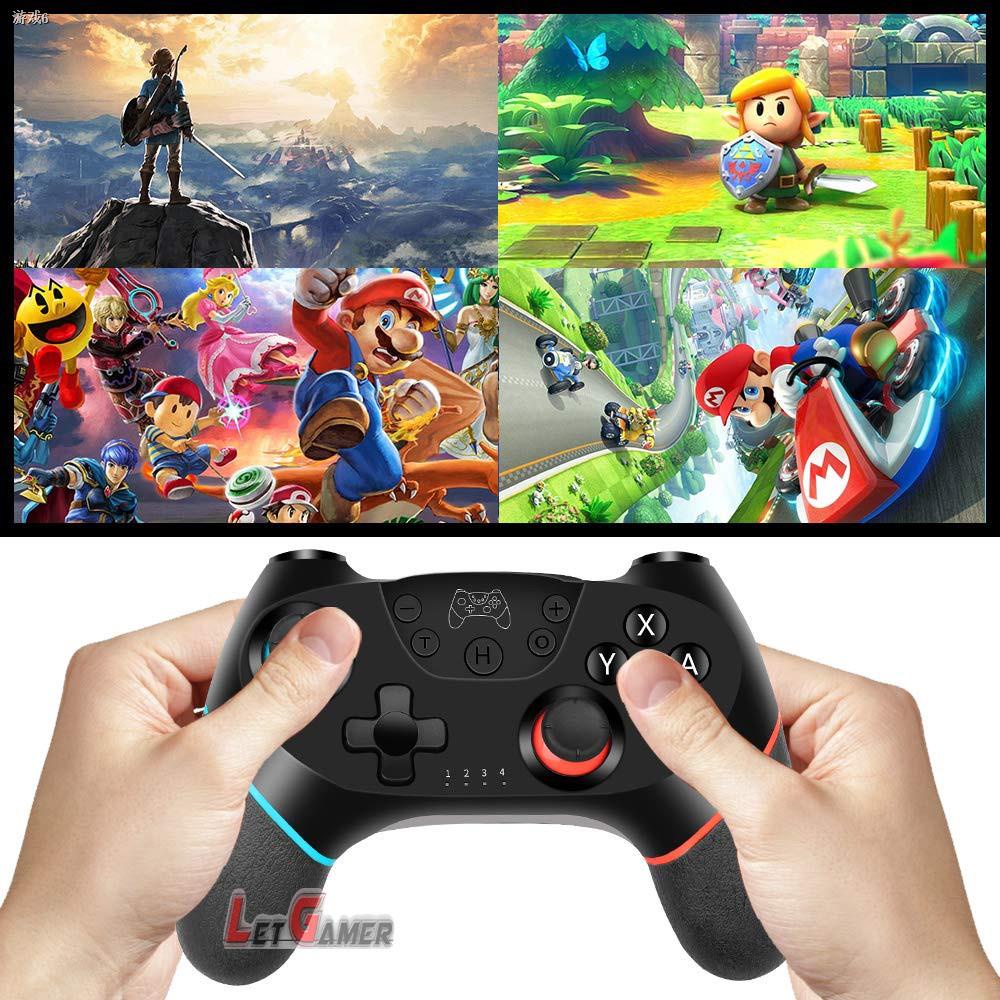เร็วกว่าด้วย ปุ่ม Turbo Nintendo Switch Pro Controller จอยไร้สายสำหรับ ...