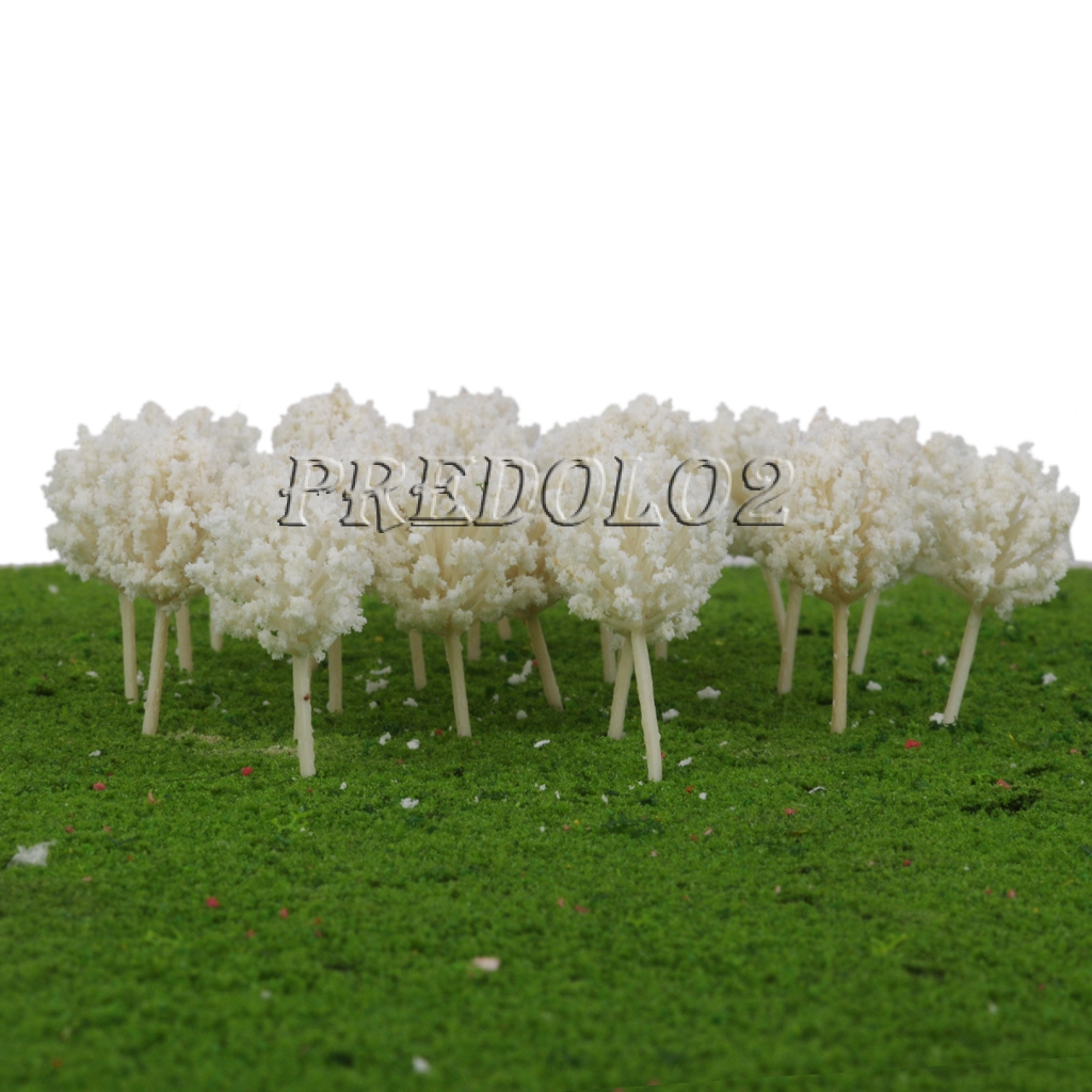 50 Model Winter Trees N Z Scale Train Railway Building Layout Scenery ...
