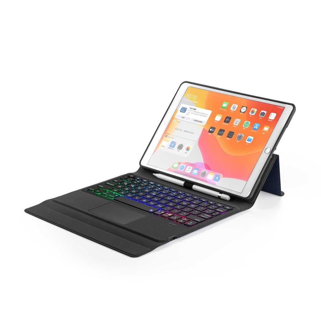 พร้อมส่ง Touchpad RGB Keyboard Case สำหรับ iPad 10.5 10.2 - tanakrit ...
