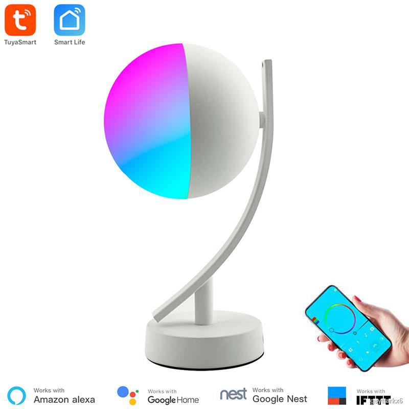Tuya Smart WiFi Table Lamp 16 Million Color Wireless APP Control Timer ...