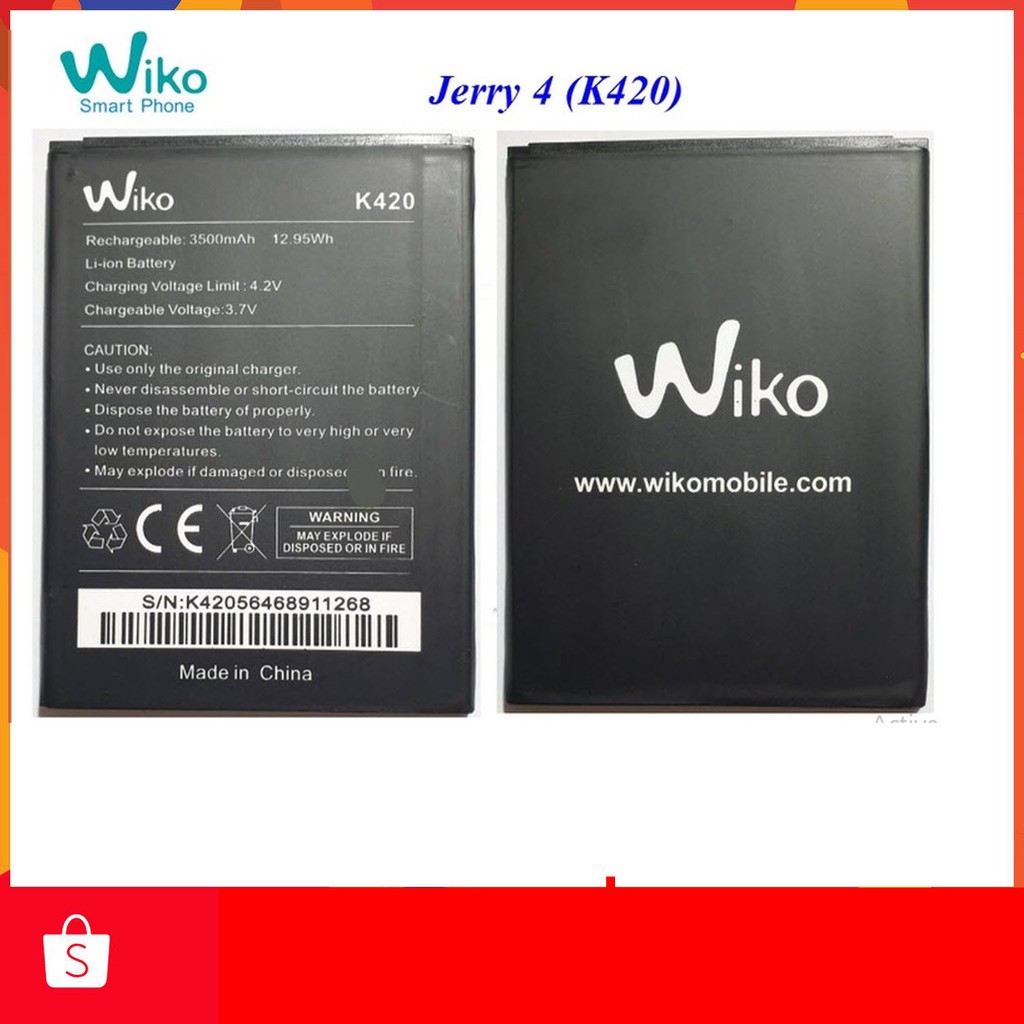 แบตเตอรี่ Wiko Jerry 4(K420) Or - fahchram - ThaiPick