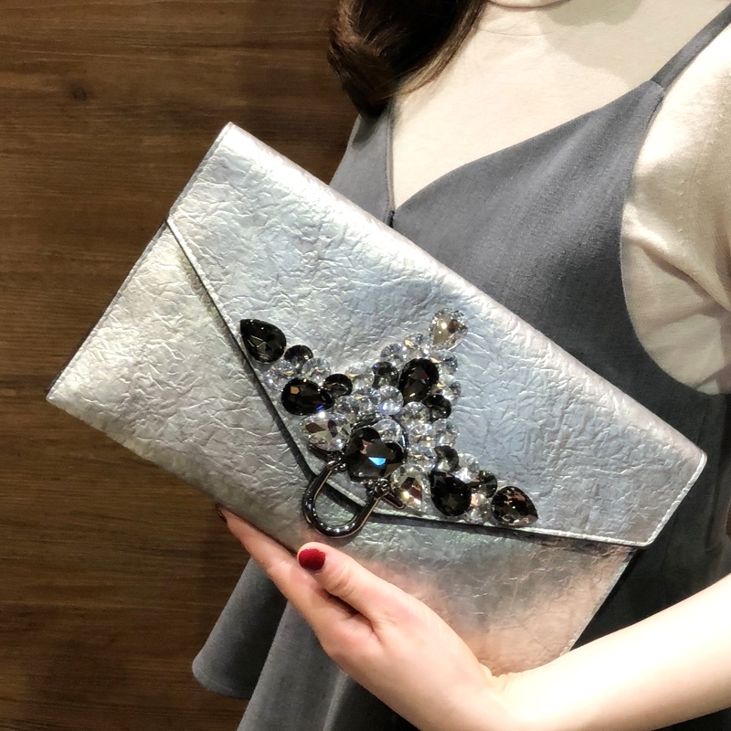 B2022 Women39s New Style Clutch Party Bag with Diamond Fashionable ...