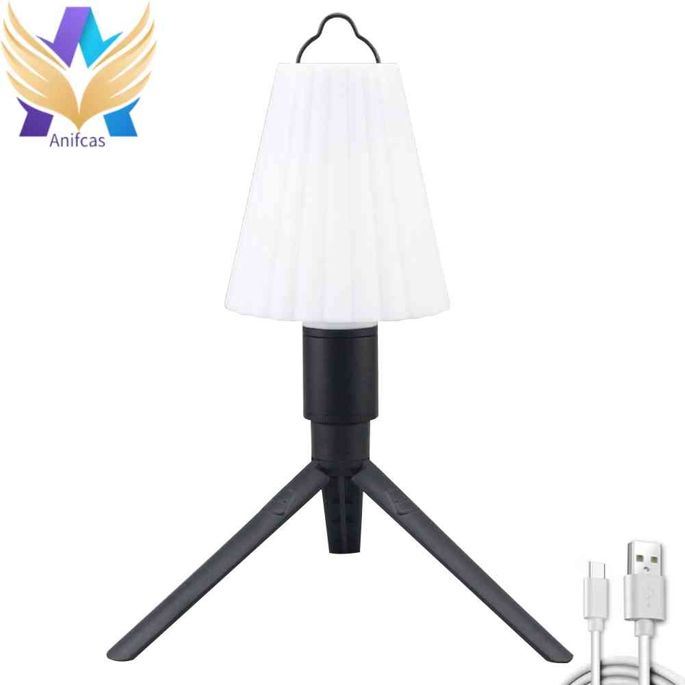 Multifunctional Camping Flashlight Portable LED Zoom Torch Lamp w ...