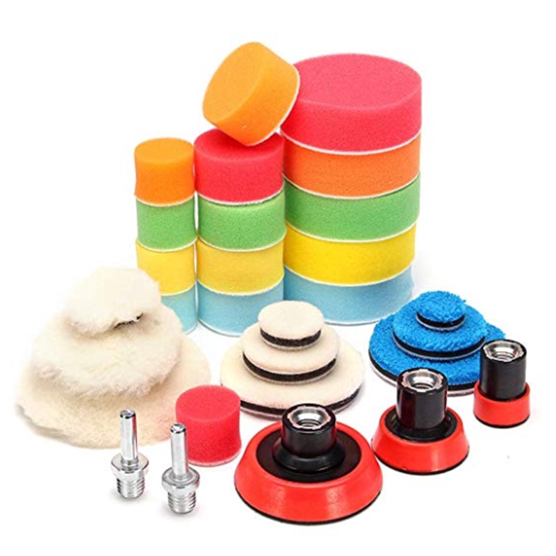 Polishing Wheel Buffing Car Beauty Waxing Car Polishing Pad Set ...