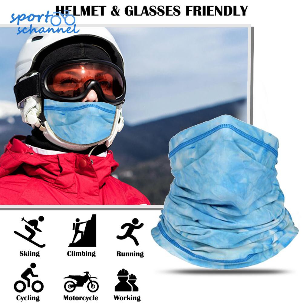 SP Warm Fleece Neck Scarf Outdoor Cycling Windproof Half Face Shield ...
