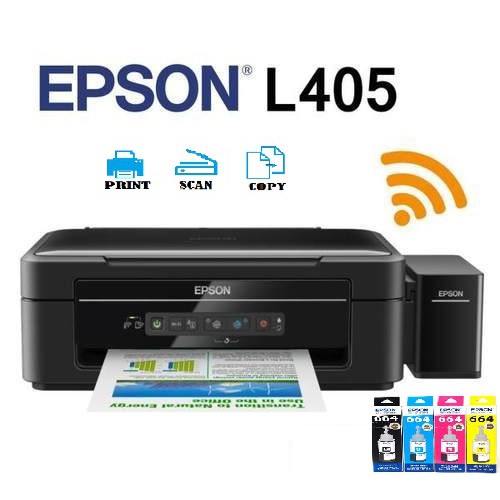 เครื่องพิมพ์มัลติฟังก์ชั่น Epson L405 Tank System All In One Printer ...