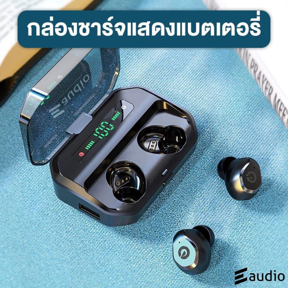 (เสียงไทย) หูฟัง bluetooth 5.0 Eaudio P10 PRO หูฟังบลูทูธ ไร้สาย true wireless earphones อัพจาก ...